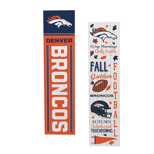 Evergreen 47 in. Double-Sided Leaner Fall Seasonal Porch Sign, Denver ...