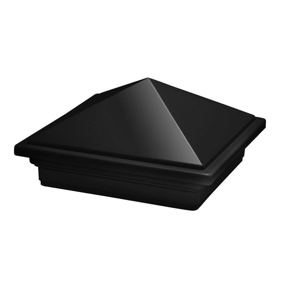 Trex 4x4 Post Sleeve Cap Light- Charcoal Black - Pyramid BKPYLEDCAP4X4 ...