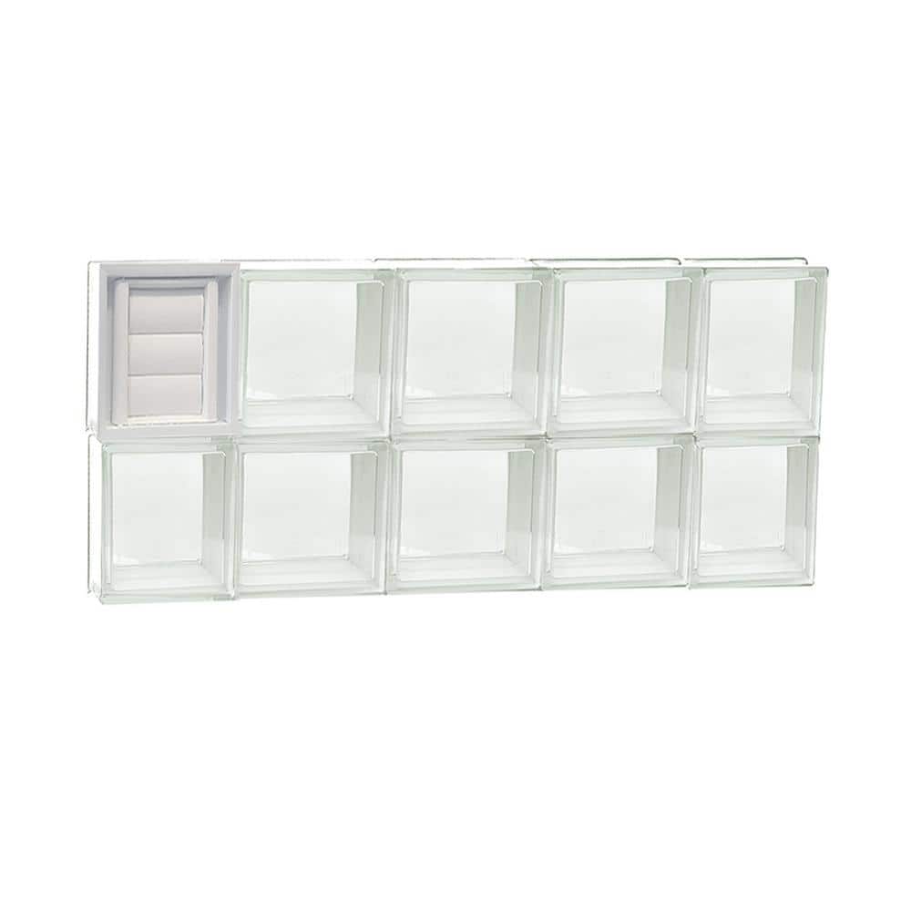 Clearly Secure 34.75 in. x 15.5 in. x 3.125 in. Frameless Clear Glass ...