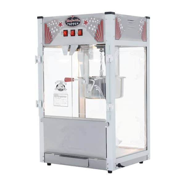 Silver Popcorn Machine