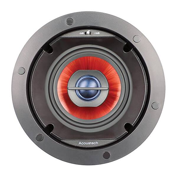 BIC America Acoustech AuraPro 100-Watt 5.25 in. Indoor 2-Way In-Ceiling ...
