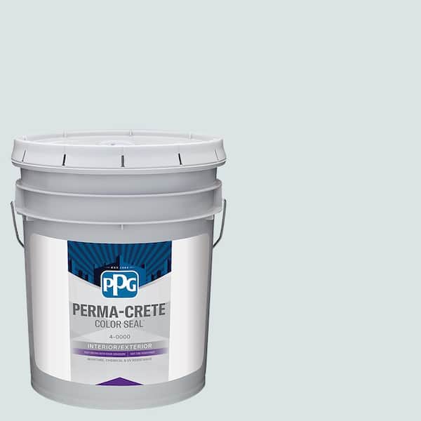 Perma-Crete Color Seal 5 gal. PPG1149-1 Alpine Blue Satin Interior ...