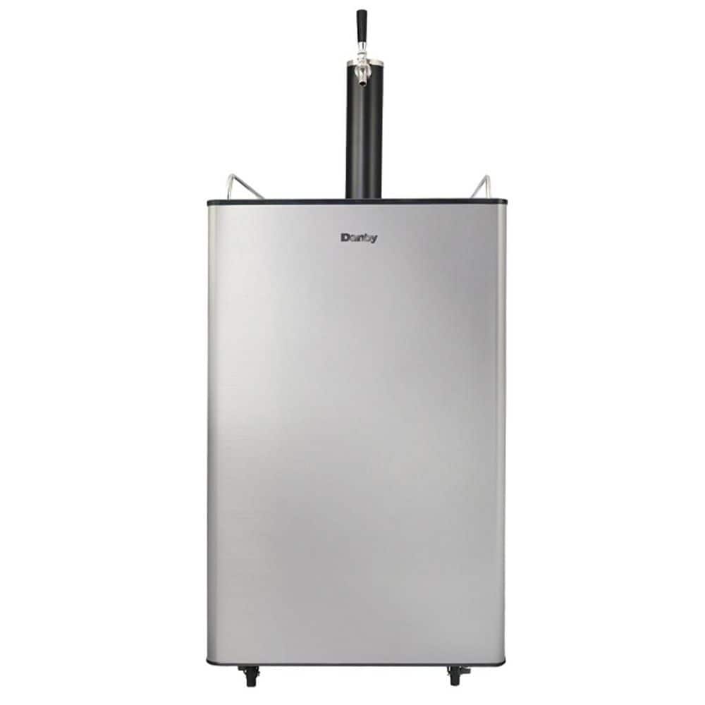 Danby Single Tap 5.4 cu. ft. Kegerator in Stainless Steel DKC054A9SLDB ...