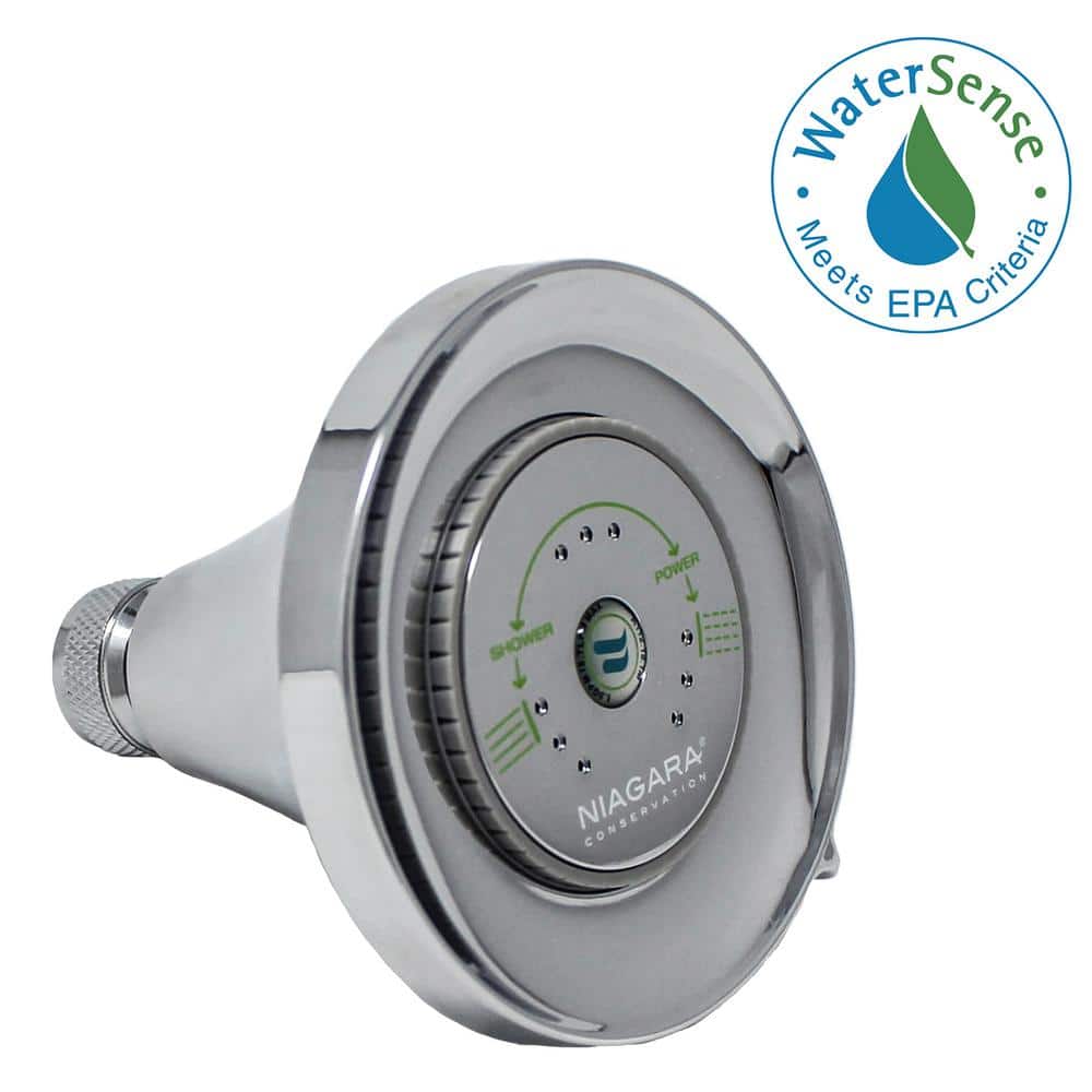 Niagara Conservation Earth Luxe 3-Spray with 1.75 GPM 3.35 in. Wall ...