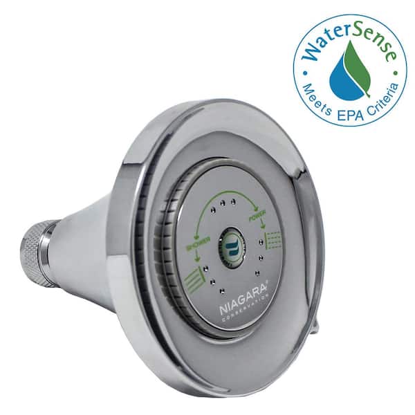 Niagara Conservation Earth Luxe 3-Spray with 1.75 GPM 3.35 in. Wall ...