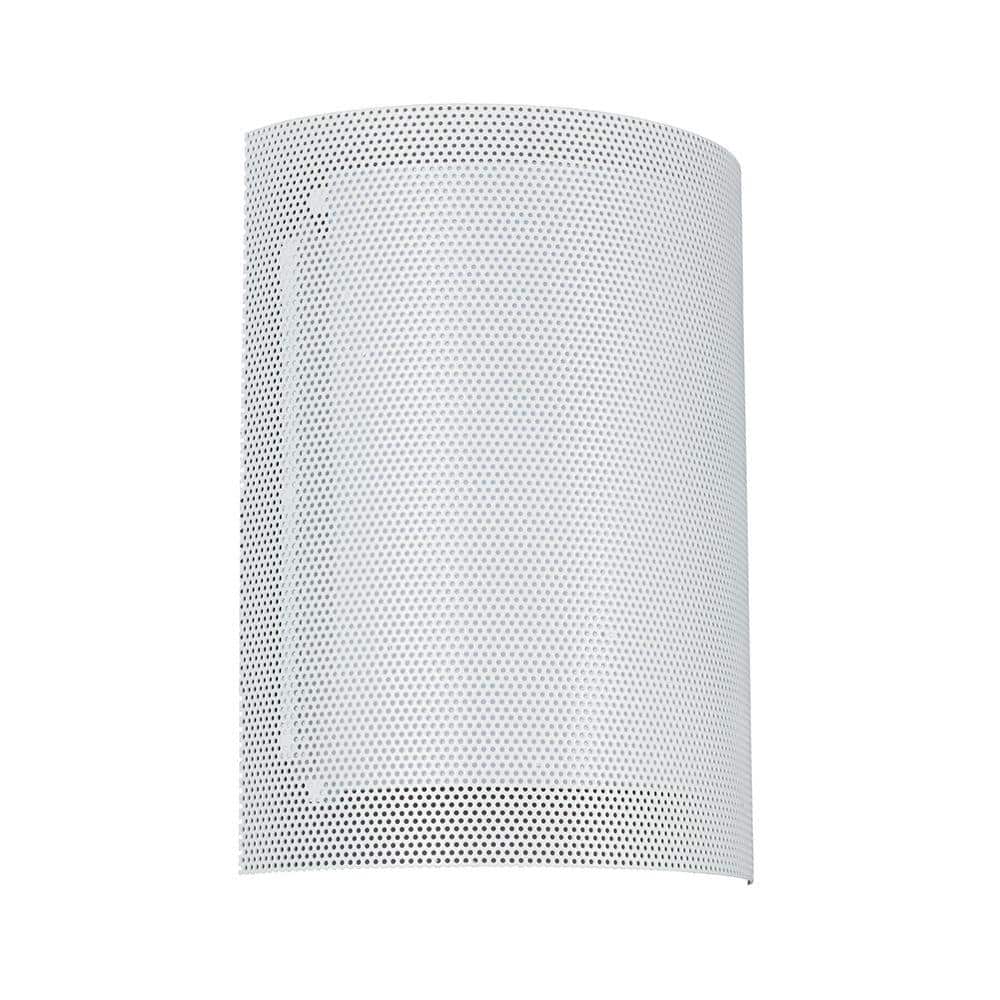 Generation Lighting Vertical Mesh 1-Light GU24 White Sconce 49333BLE-15 ...