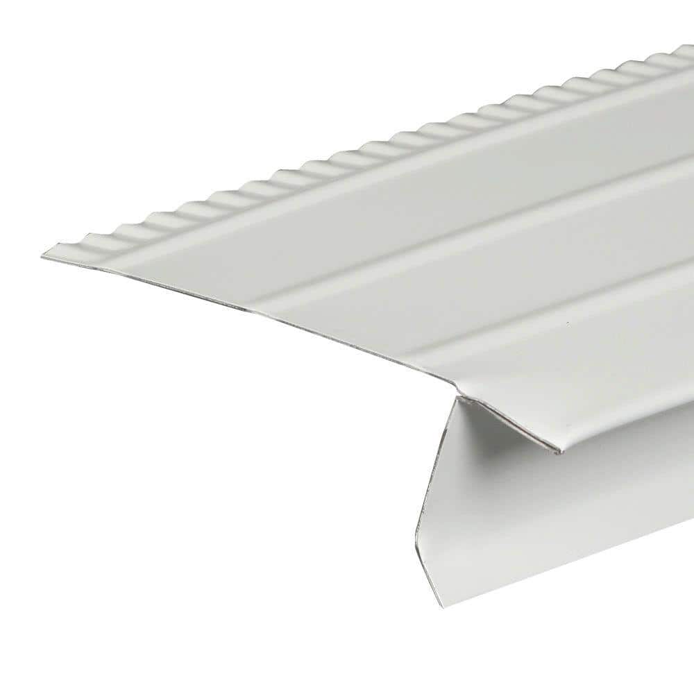 Amerimax Home Products F5R 2.77 in. x 10 ft. White Aluminum Drip Edge ...