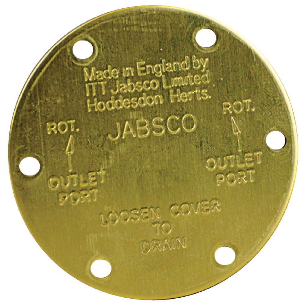 Jabsco Impeller Pump End Cover 11830-0000 - The Home Depot