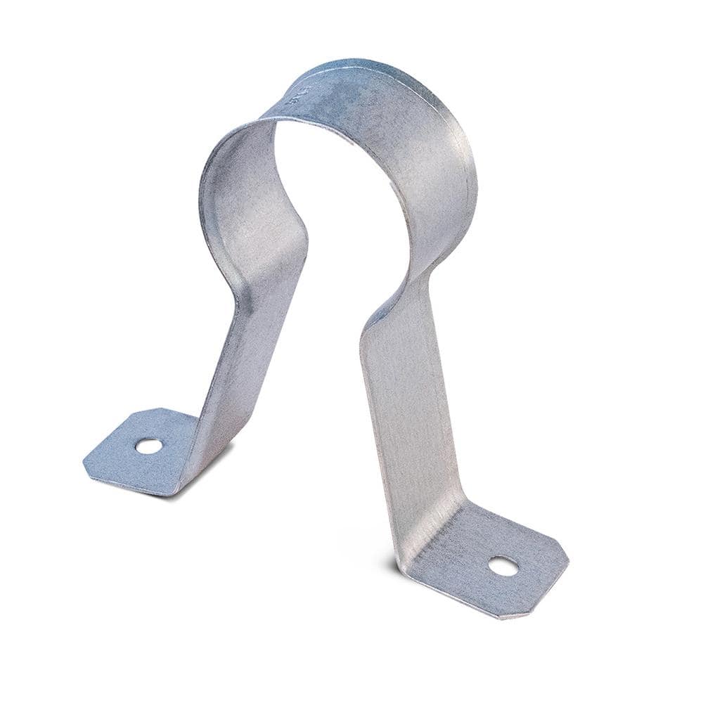 PLUMBFLEX 1-1/2 in. CPVC Stand Off Pipe Strap in Galvanized Steel ...