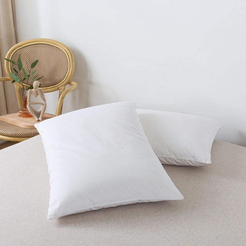 Wool Surround With Feather Core Jumbo Pillow P2022 0146 J The Home Depot