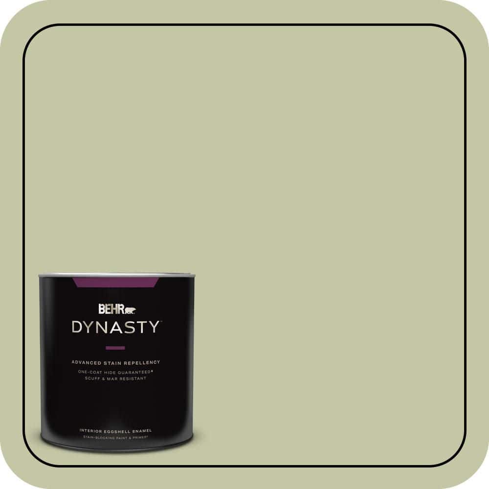BEHR DYNASTY 1 qt. #410E-3 Rejuvenate Eggshell Enamel Interior Stain ...