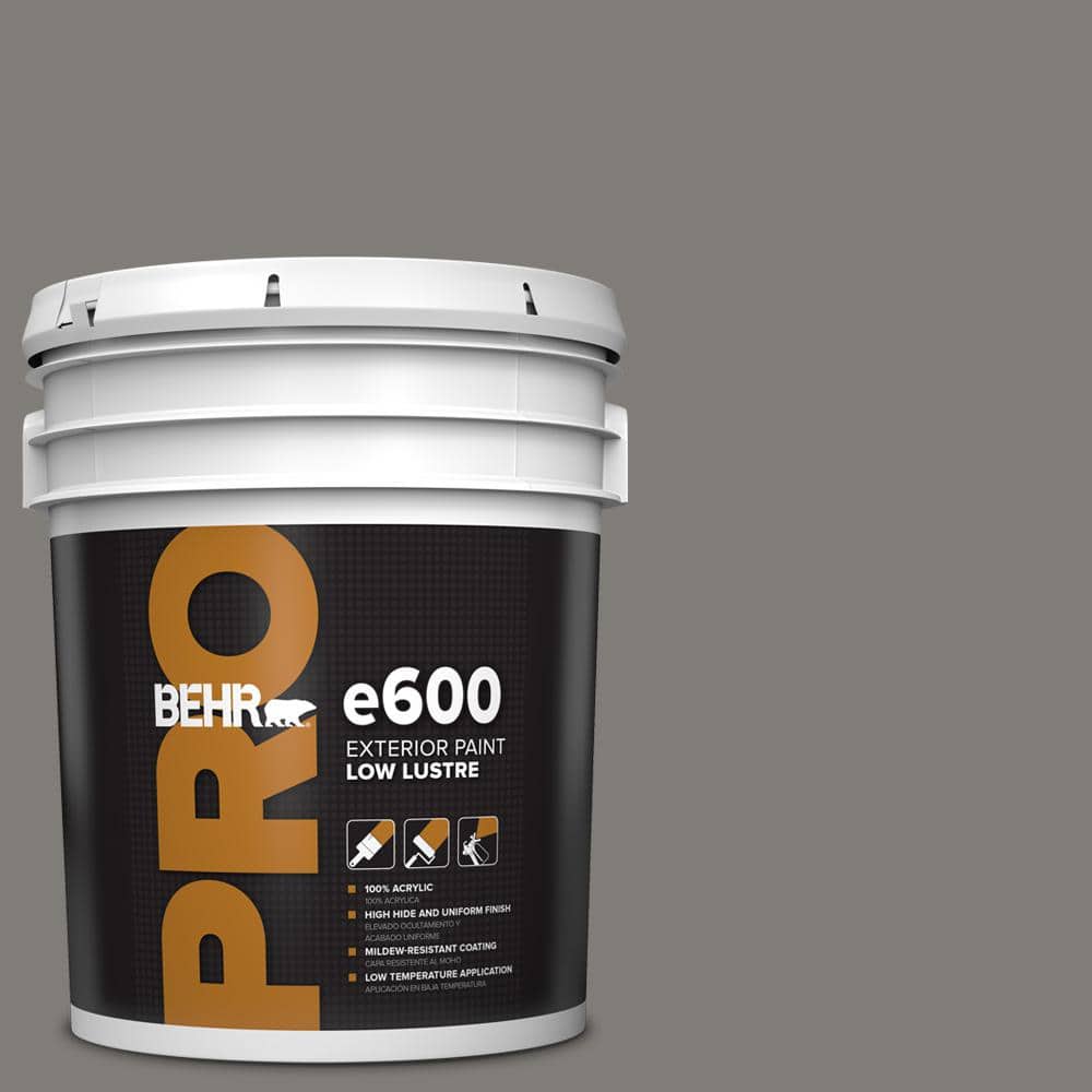 BEHR PRO 5 gal. #PPU24-21 Greyhound Low Luster Exterior Paint PR62305 ...