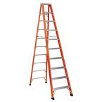 Louisville Ladder 10 ft. Fiberglass Pinnacle PRO Platform Ladder with ...