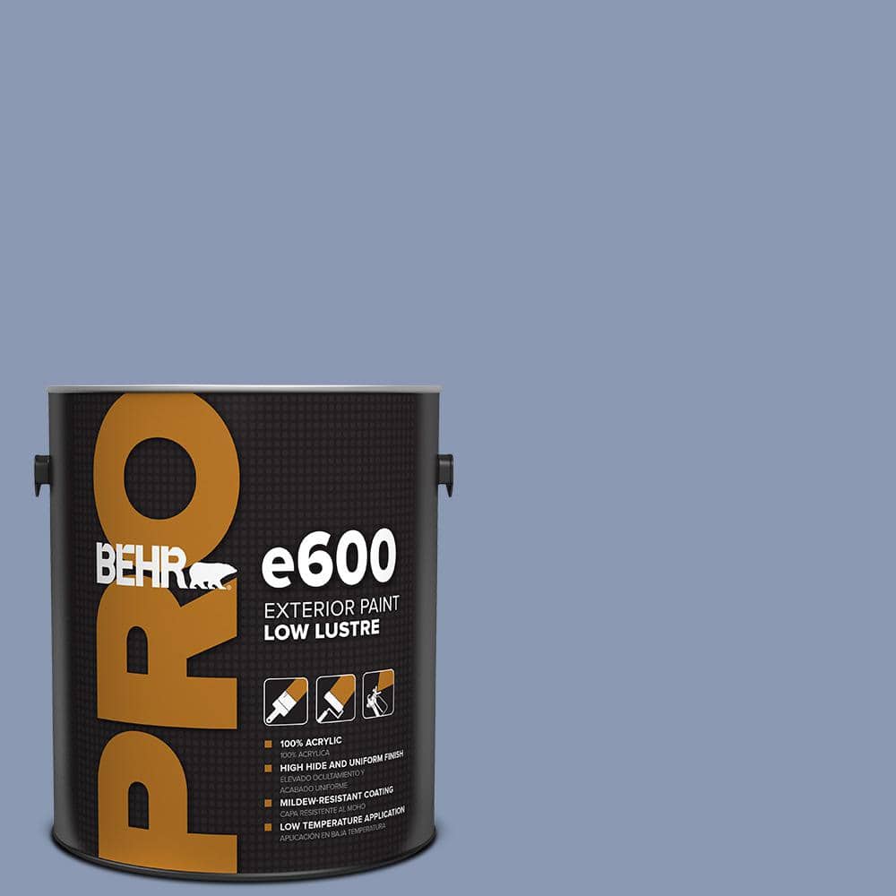 BEHR PRO 1 gal. #600F-5 Blueberry Buckle Low Luster Exterior Paint ...