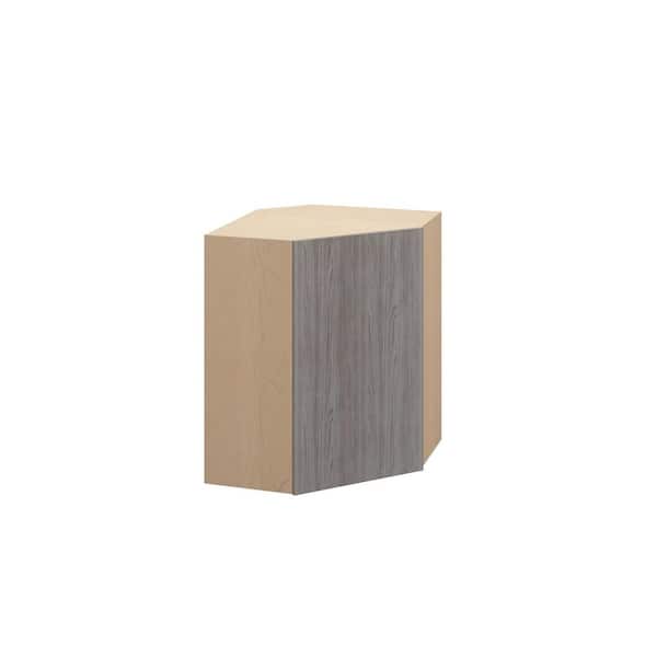 Kunal Kitchens Saratoga Slab 24 in. W x 36 in. H x 12 in. D in Greywood ...