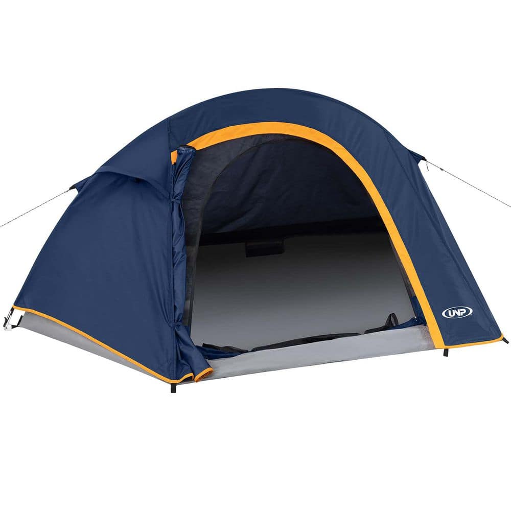 Zeus & Ruta 4-Person Dark Blue Portable Camping Tents Waterproof ...
