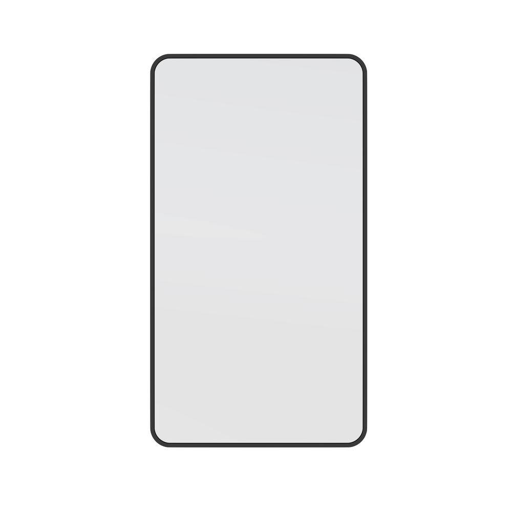 Glass Warehouse 22 In W X 40 In H Stainless Steel Framed Radius