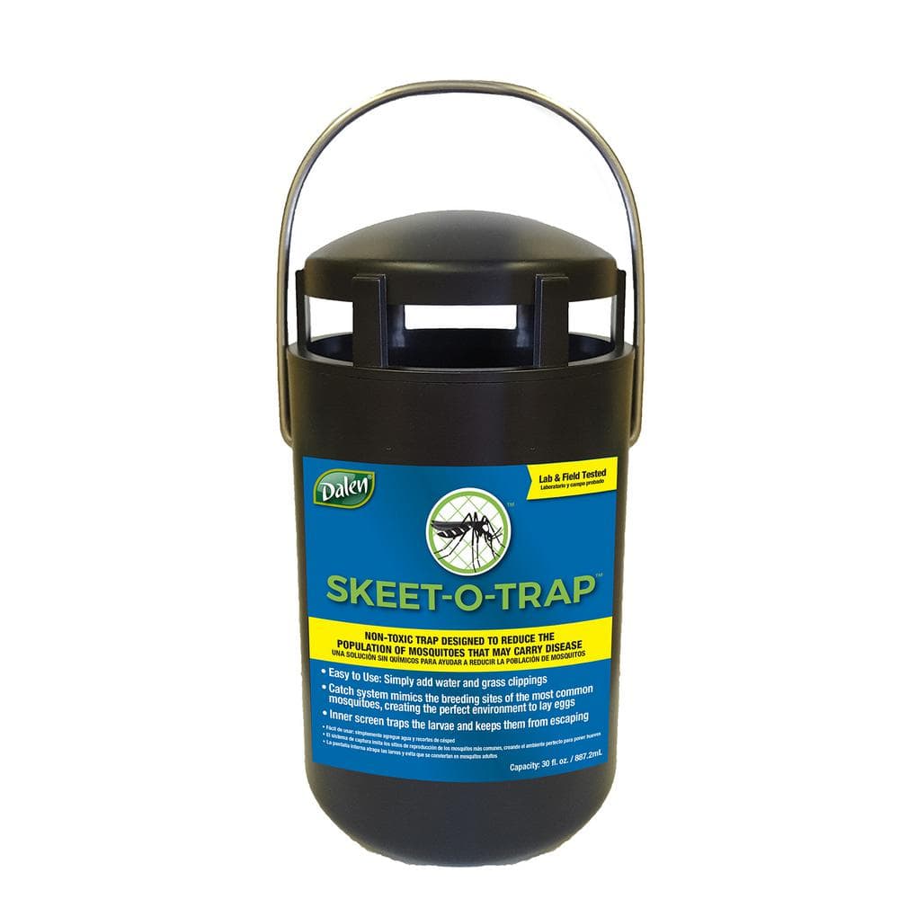 Dalen Skeet-O-Trap - 7.25 in. Safe and Effective Yard OviTrap Mosquito ...