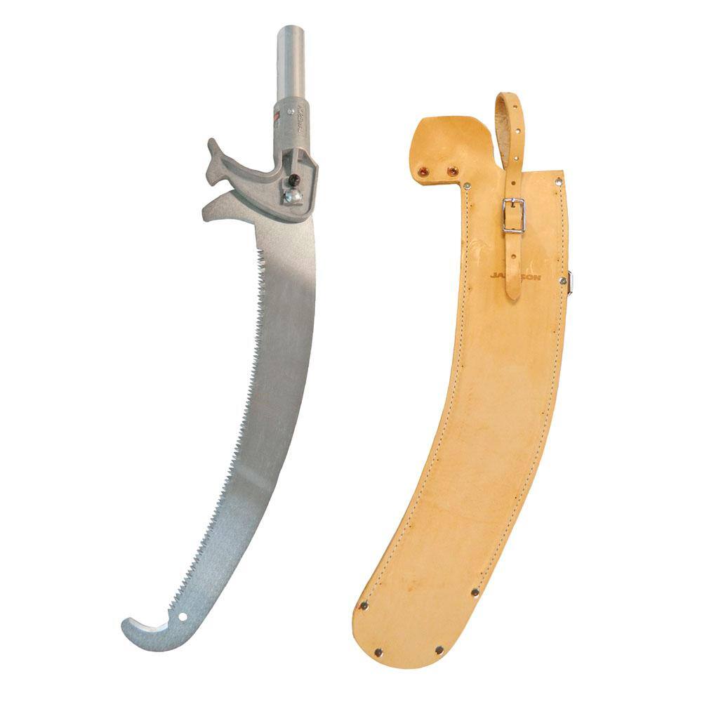 Jameson 16 in. Double Hook Curved Blade with Saw Head and Leather ...