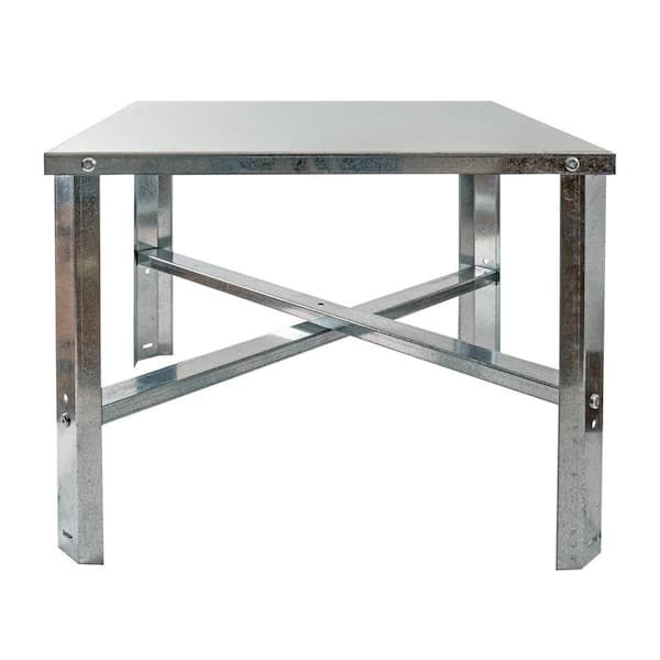 EASTMAN 24 in. D x 24 in. W x 18 in. H Water Heater Stand 86279