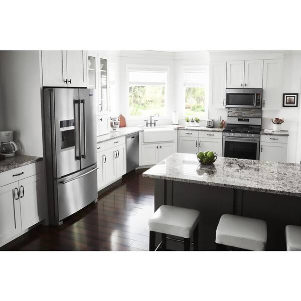 Maytag 25 cu. ft. French Door Refrigerator in Fingerprint Resistant ...