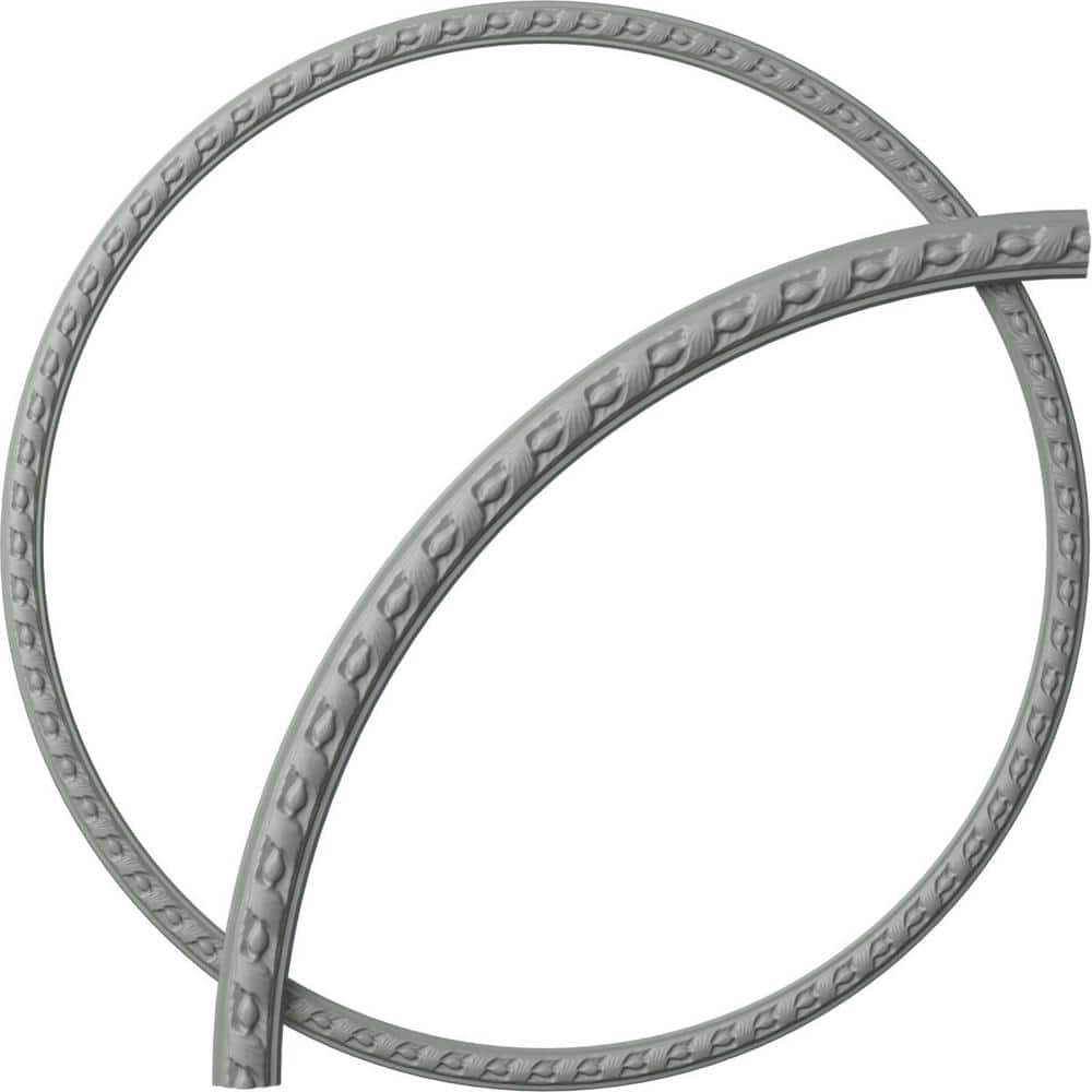 Ekena Millwork 54-1/4 in. Milton Running Leaf Ceiling Ring (1/4 of ...