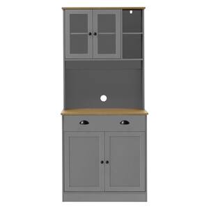 Gray - Pantry Cabinets - Kitchen & Dining Room Furniture - The Home Depot