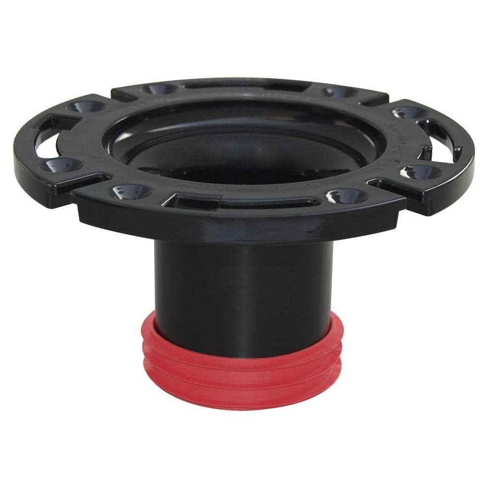 Reviews for 3 in. Gasketed Black ABS Inside Fit Closet Flange | Pg 1 ...