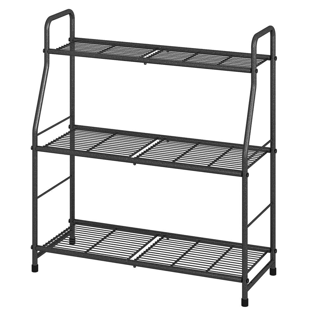 OGETFUUR 3-Tier Simple Trending Plant Stand, Metal Waterproof Plant ...