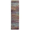 AVERLEY HOME Audrey Multi/Multi 2 ft. x 8 ft. Abstract Runner Rug ...