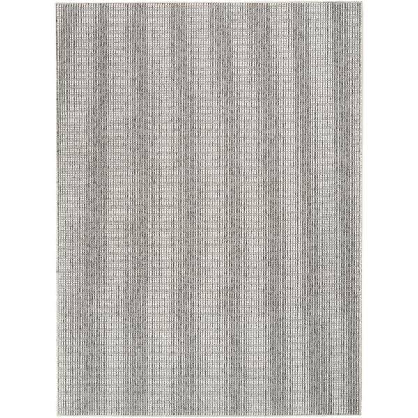 Nourison Natural Texture Ivory Grey 8 ft. x 10 ft. All-Over Design ...