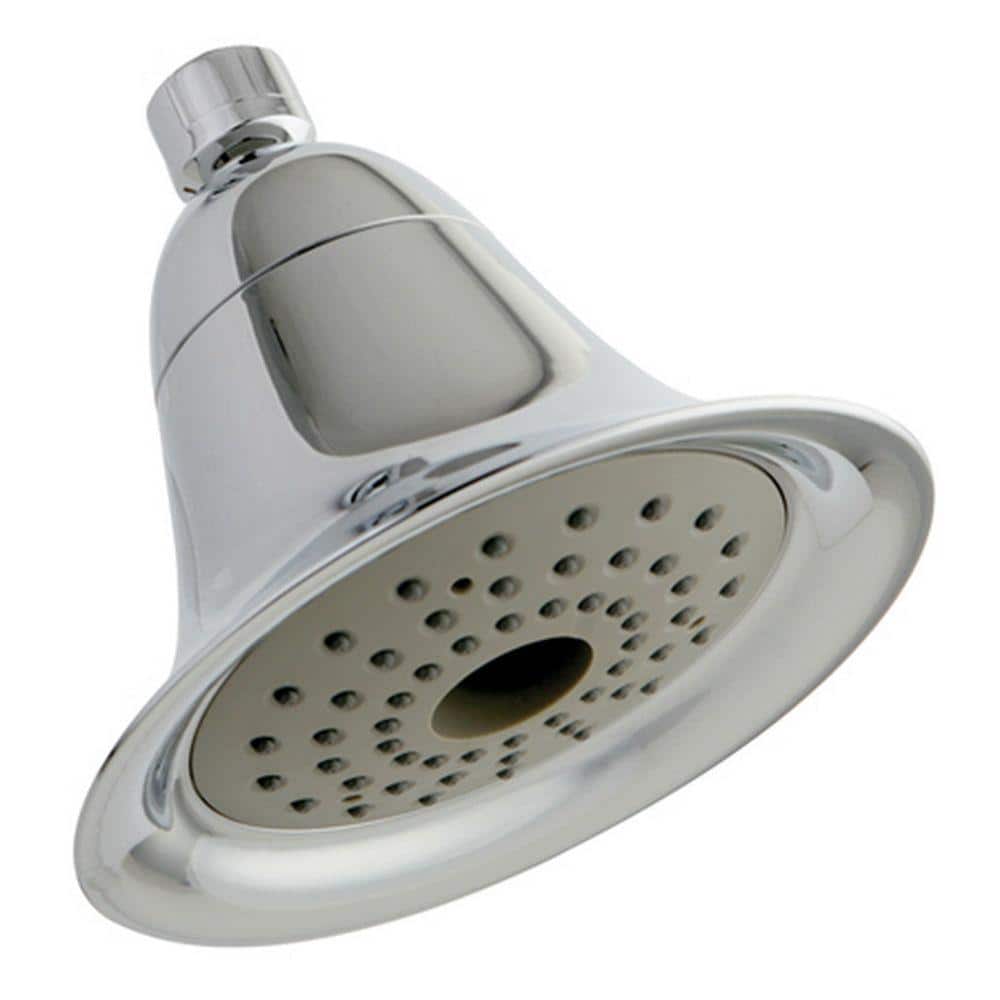 Kingston Brass 2-Spray 6 in. Single Wall Mount Fixed Shower Head in ...