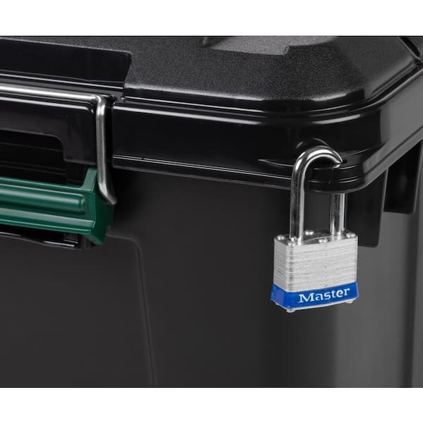 IRIS 21 gal. Remington WeatherPro Store-It-All Storage Bin, Black ...