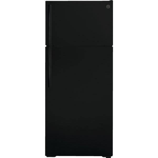 Generic 17.5 cu. ft. Top Freezer Refrigerator in Black GTS18DTNRBB ...