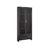 Home Source Industries Home Source Display Storage Cabinet in Black ...