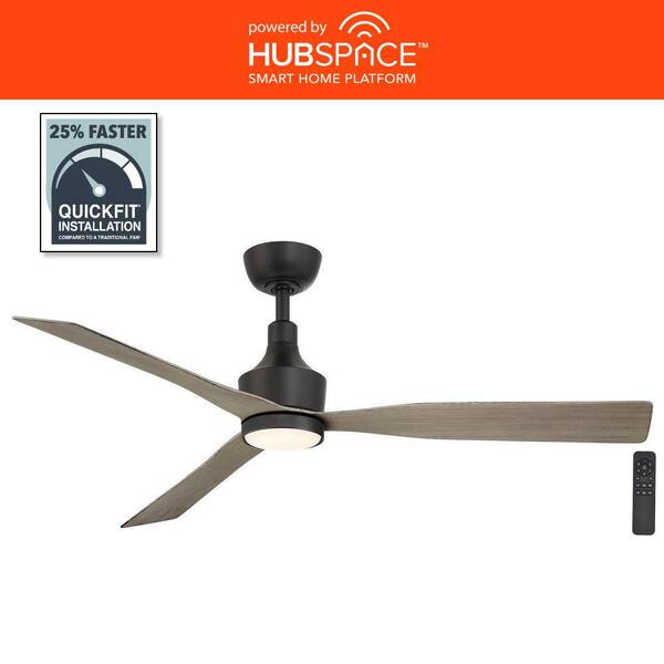 Home Decorators Collection Ryland 52 in. Smart Indoor/Outdoor Matte ...