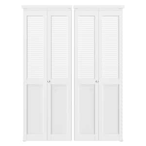 Have a question about TENONER 36 in. x 80 in. Half-Panel Louver Solid Core White PVC Covering ...