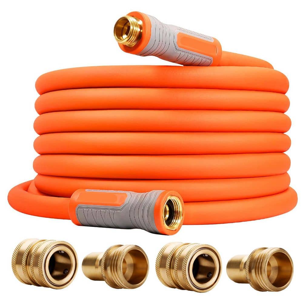 Misopily 40 ft. Heavy-Duty Stainless Steel Garden Hose with 10 Pattern ...