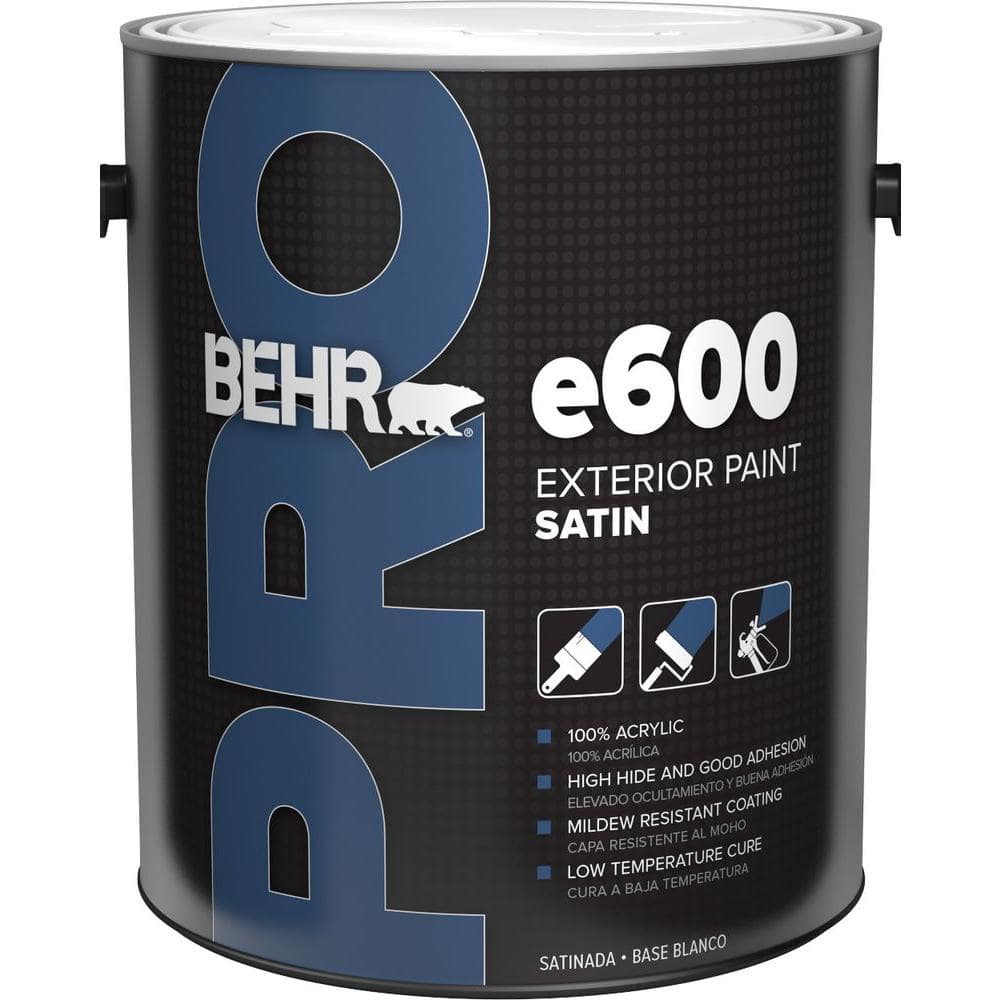 BEHR PRO 1 gal. e600 Deep Satin Enamel Exterior Paint PR64301 - The ...