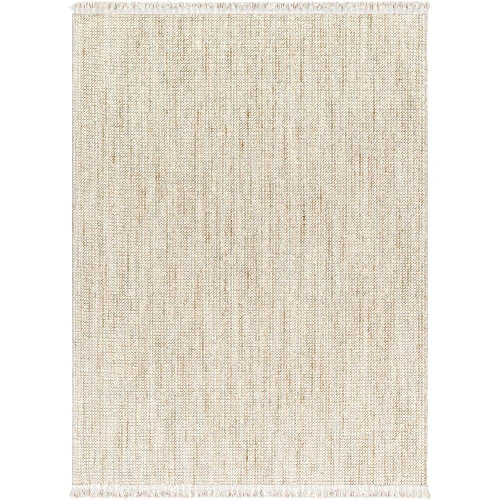 Livabliss Raisa Cream 5 ft. x 7 ft. Texture Indoor Area Rug ...