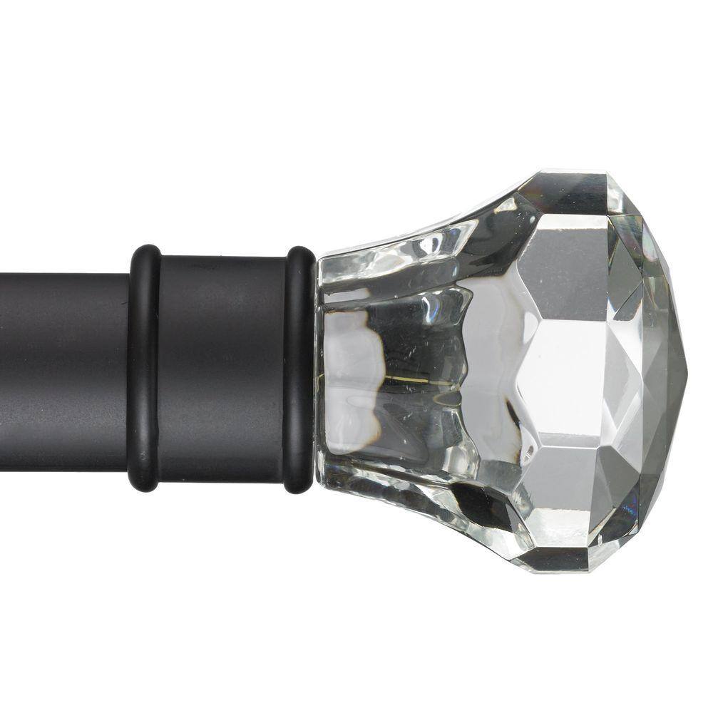 Art Decor 10 ft. Non-Telescoping 1-1/8 in. Single Curtain Rod with ...