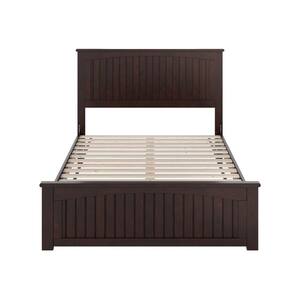 AFI Naples Light Toffee Natural Bronze Solid Wood Frame Full Low ...