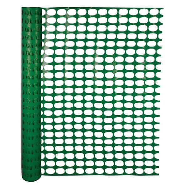 Wellco 3.3 ft. x 49.4 ft. PE 1-Way Grille Plastic Protective Net ...
