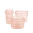 Zip Top Reusable Silicone 8-Piece Set - 3-Sizes of Cups, 3-Sizes of ...