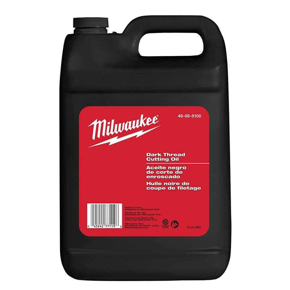 Milwaukee Dark Threading Cutting Oil 49-08-5100 - The Home Depot