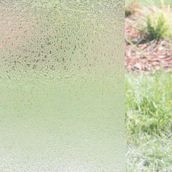 Best Home Fashion 78 in. x 36 in. Art Glass Static Window Film WINDOW ...