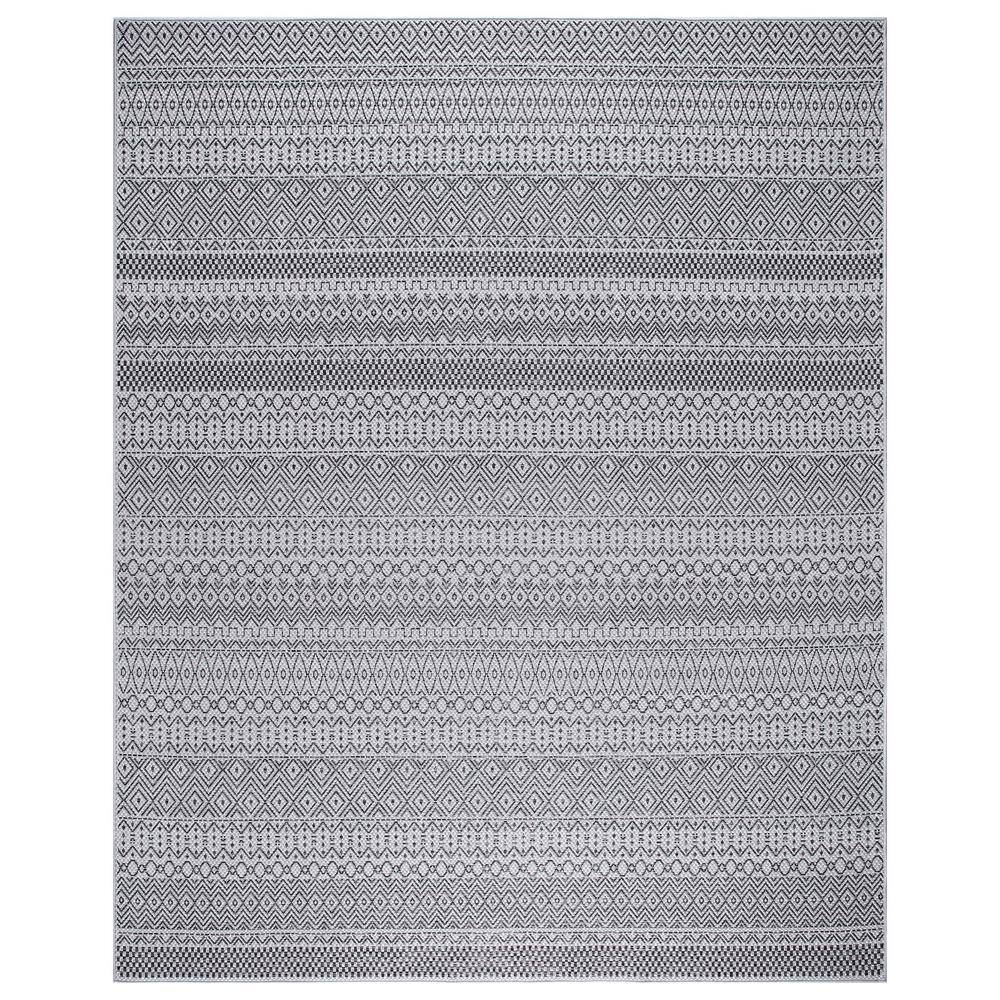 Home Decorators Collection Rhapsody Gray 8 ft. x 10 ft. Indoor/Outdoor ...