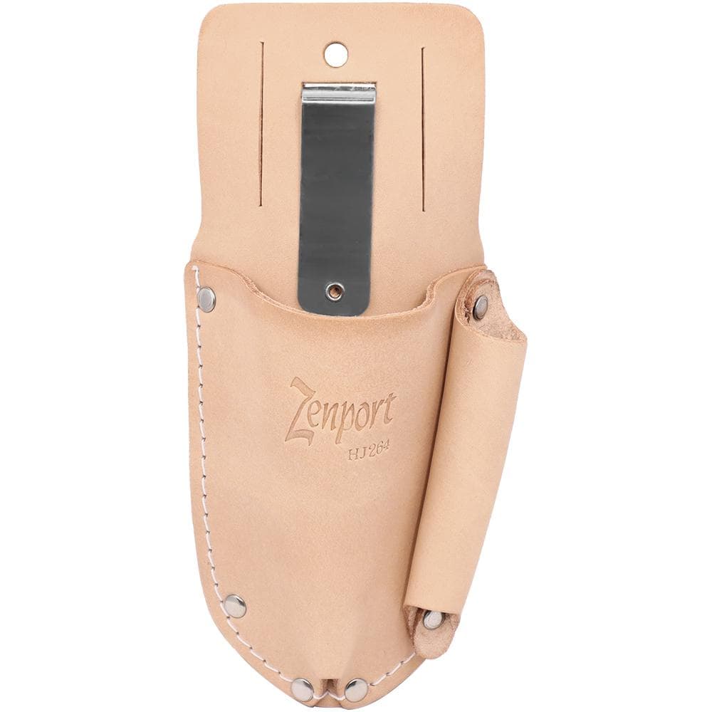 ZENPORT Leather Pruner Sheath with Sharpener Pocket HJ264 - The Home Depot