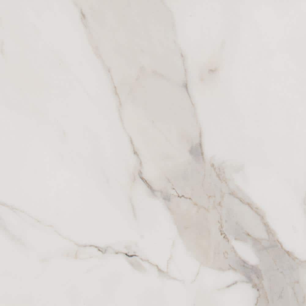 MSI Alpine Carrara 13 in. x 13 in. Matte Porcelain Floor and Wall Tile ...