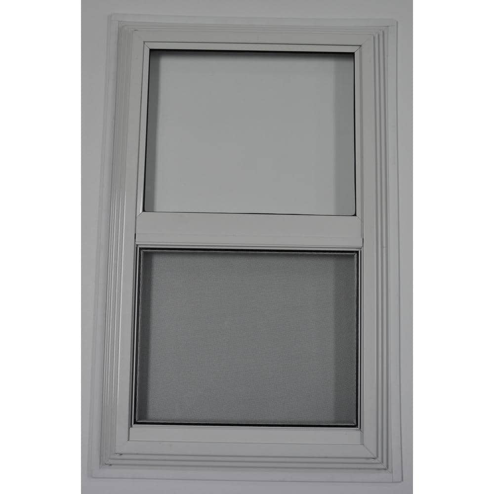 BLUESKY SCREENS LLC Vertical Two-Track Storm Window with Screen On ...